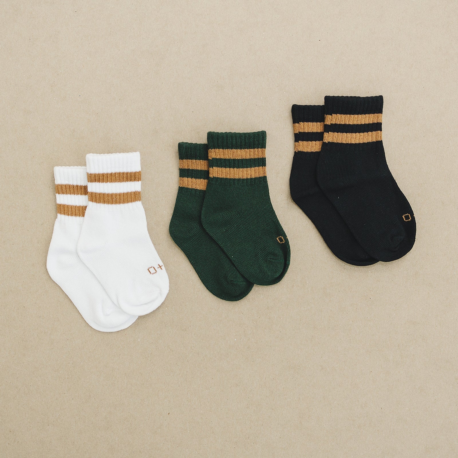 Crew Socks 3 Pack – Olive + Scout